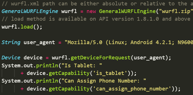 WURFL OnSite API for Java – ScientiaMobile