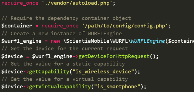 WURFL OnSite API for PHP – ScientiaMobile